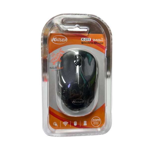 موس بی سیم کایزر مدل K-211 - فروشگاه اینترنتی اسرا رایانهفروشگاه اینترنتی اسرا رایانه